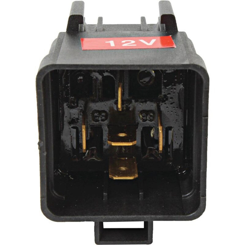 12V Power Relay with Mounting Bracket, 5 Terminals, 30A/40A Rating ...
