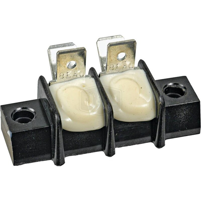Terminal Block Assembly, 2 Circuits, 2 Holes, Includes Screws, 42mm ...