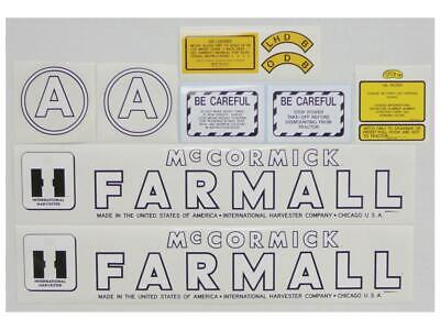 Farmall A Decal - Vintage Tractor Sticker for Restoration Projects ...