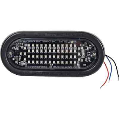 Directional Amber LED Light with 15 Flash Patterns - Oval Design, Grom ...