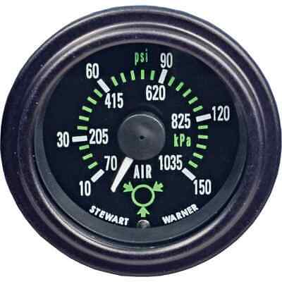 Air Pressure Gauge 10-150 PSI Mechanical 2 1/16" Light Kit & Bracket ...