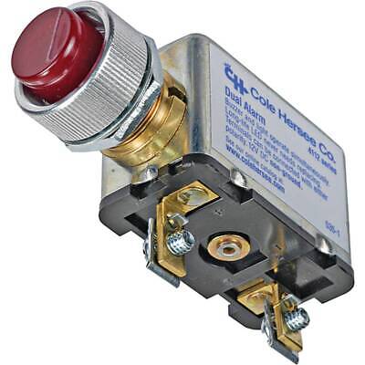 Dual Alarm 12V Warning Light & Buzzer, Red, Permanent Mount, Easy Repl ...