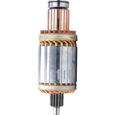 New 24V Armature Assembly, Clockwise Rotation, 14 Splines, 196.5mm Len ...