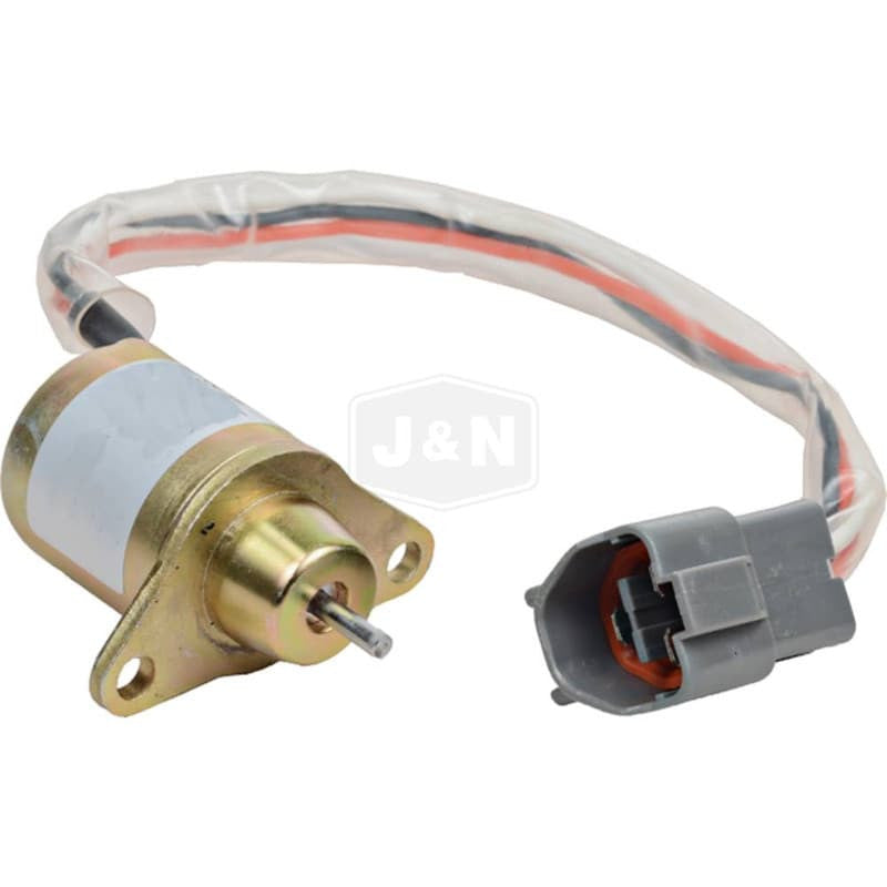 Shut Down Solenoid 12V for Hyundai Komatsu Yanmar R55-7 PC40-10 New ...