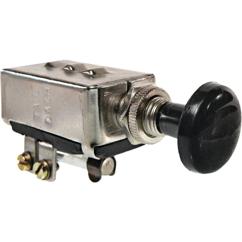 Push-Pull Switch 20A Fuse 3 Positions 5 Terminals Threaded Stem Self G ...