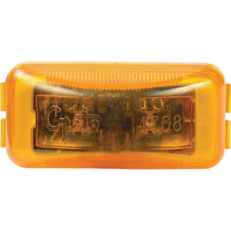LED Clearance Marker Light, Amber, Rectangular, 12V, SuperNova Series ...
