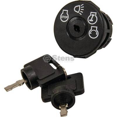 Ignition Switch AM133597 for John Deere LT160 X300 X500 + 2 Keys, 4 Po ...