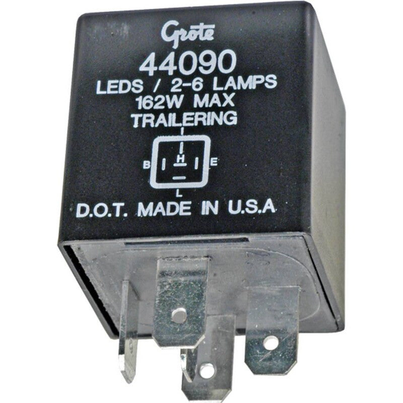 5 Pin Flasher Relay for Trucks - Direct Replacement, 12VDC, Install Ki ...
