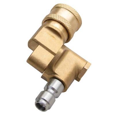 Pivot Quick Connector 1/4" Plug x 1/4" Coupler 4000 PSI Max 10.5 GPM ...