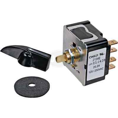 Rotary Switch 4 Position 120/240VAC 20A 5 Terminals Non-Lighted ...