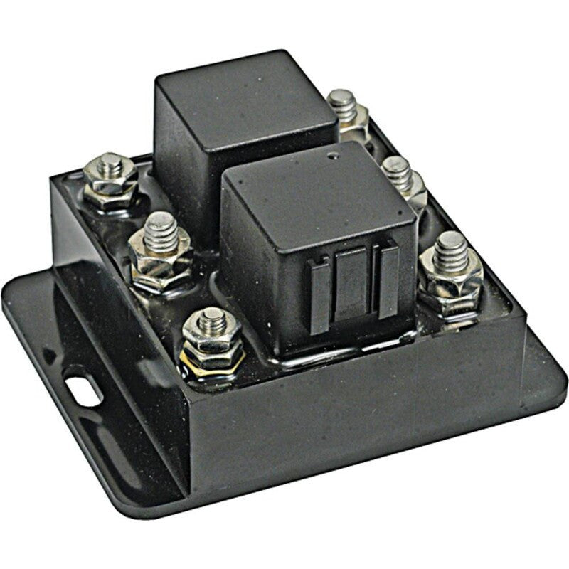 12V Motor Reversing Relay Module 6 Terminals Heavy Duty Silver Contact ...