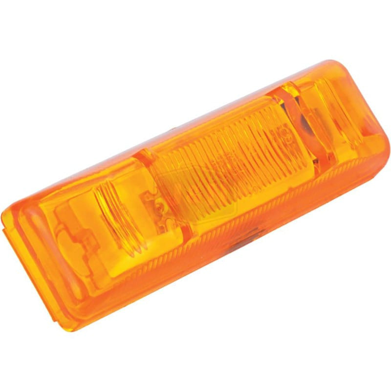 Amber LED Clearance Marker Light, Rectangular, 12V, 3.8" x 1.2 ...