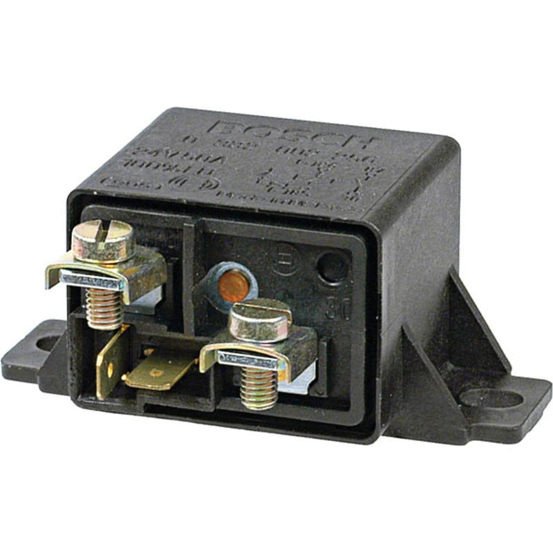 24V Power Relay 50A SPST Continuous Duty with Mounting Bracket & Diode ...