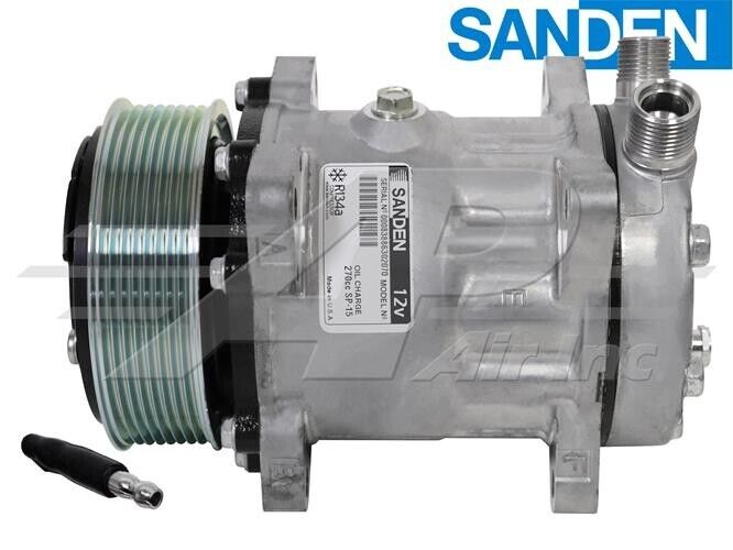 SD7H15, 75R8462, ABPN83304562 OEM Sanden Compressor For Kenworth 1 Yea ...